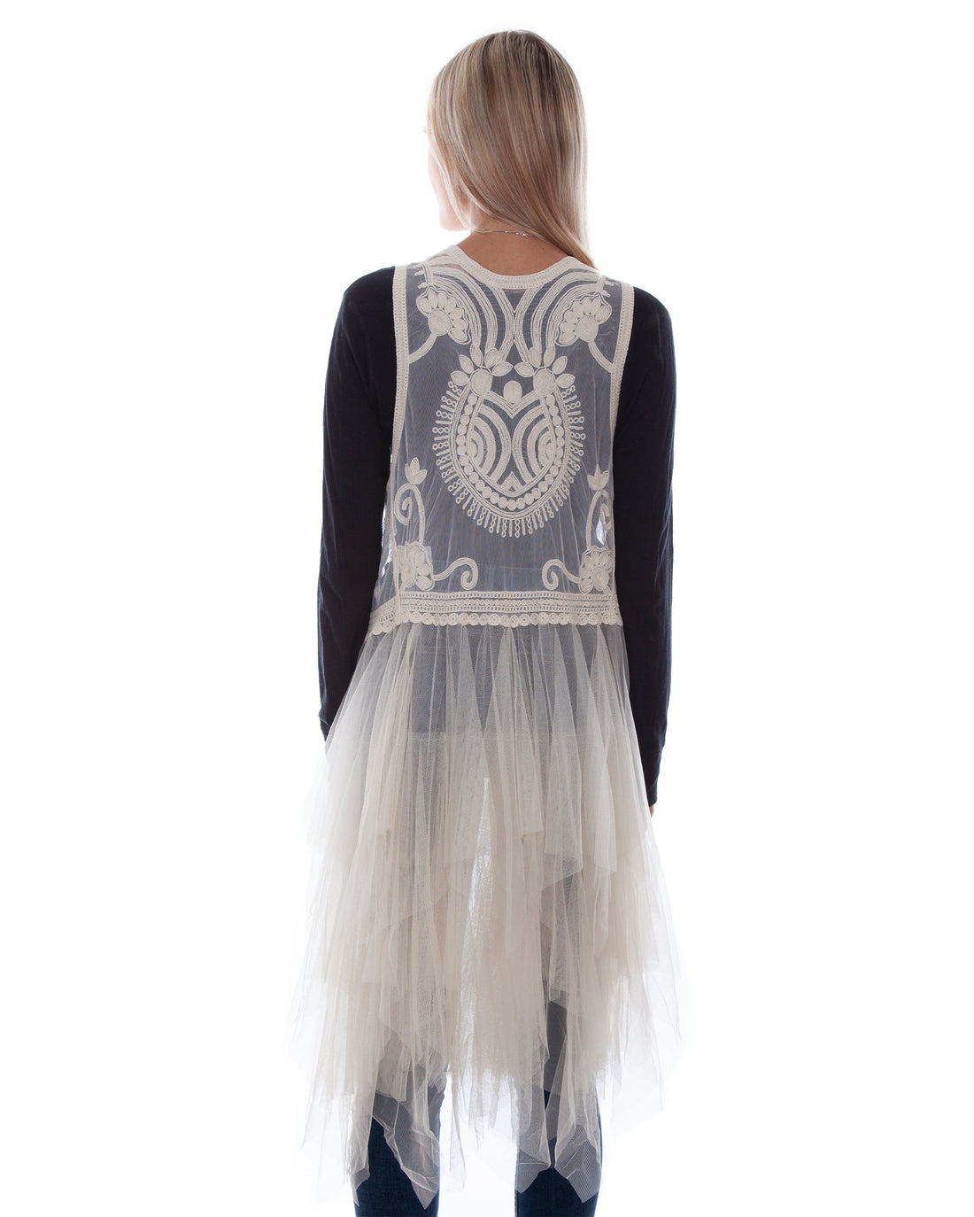 Women's Embroidered Tulle Layered Duster – Skip's Western Outfitters