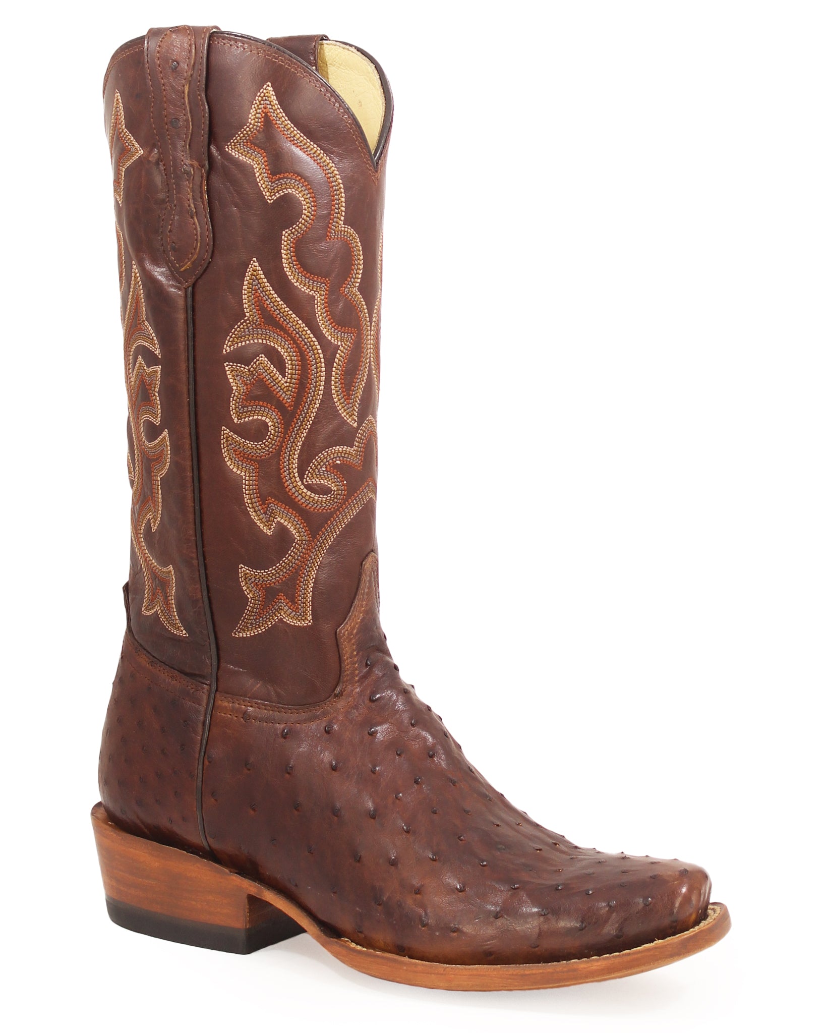 B0804 - Mens Western Boot Full Quill O – Skip's Western Outfitters